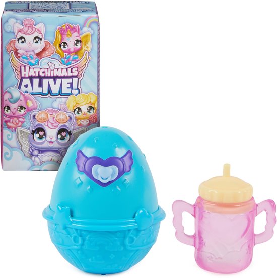 Hatchimals Alive - 1 Verassing-minifiguur in ei dat zelf uitkomt ...