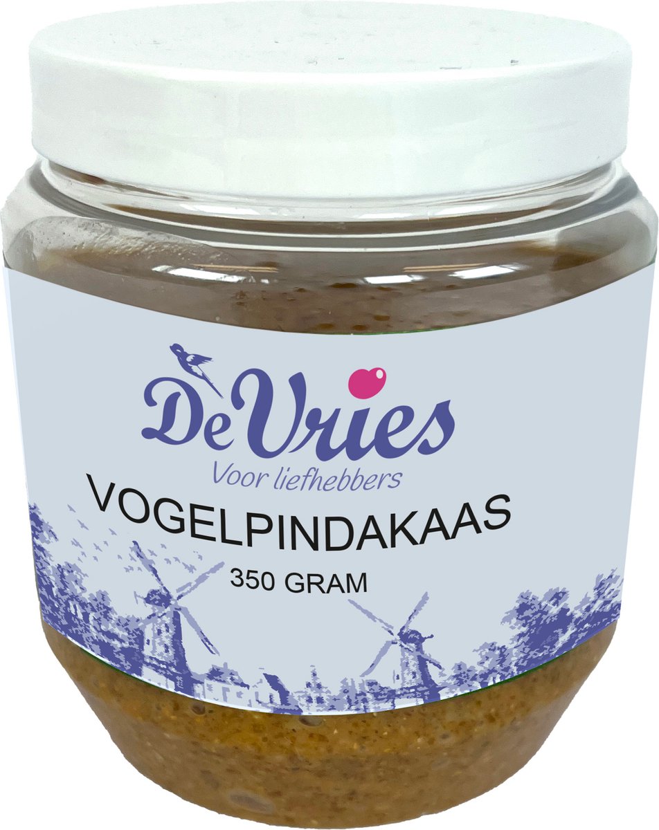 Vogelpret - Voordeelpakket - Pindakaashuisje Met 6 Potten Pindakaas | bol