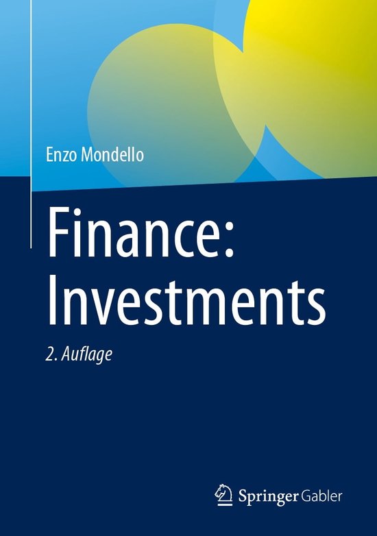 Finance: Investments (ebook), Enzo Mondello | 9783658368043 | Boeken | bol