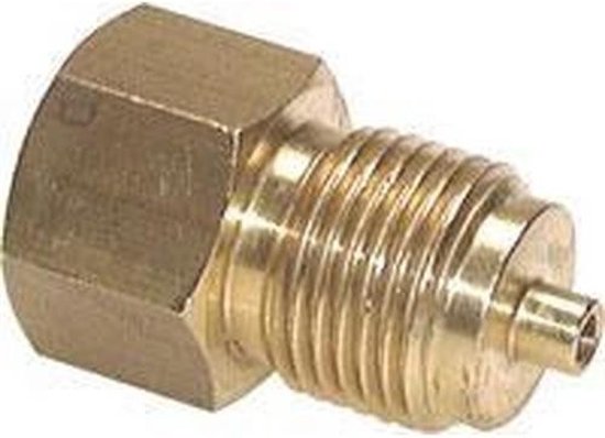 Manometer verloop Messing Vernikkeld 1/4 Bi x 1/2 Bu | bol