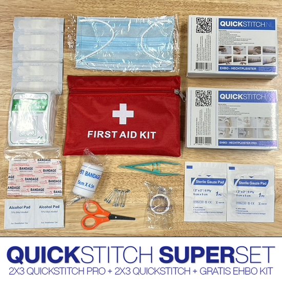 QUICKSTITCH™ Superset | Nu met gratis EHBO kit | bol