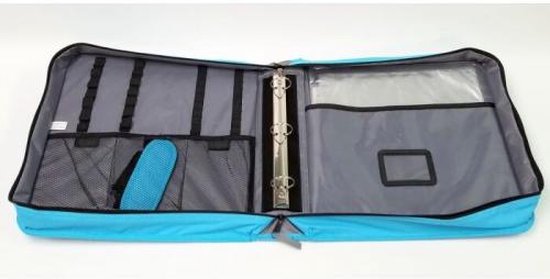 Turquoise Craft Binder (40x38x10 cm) | bol