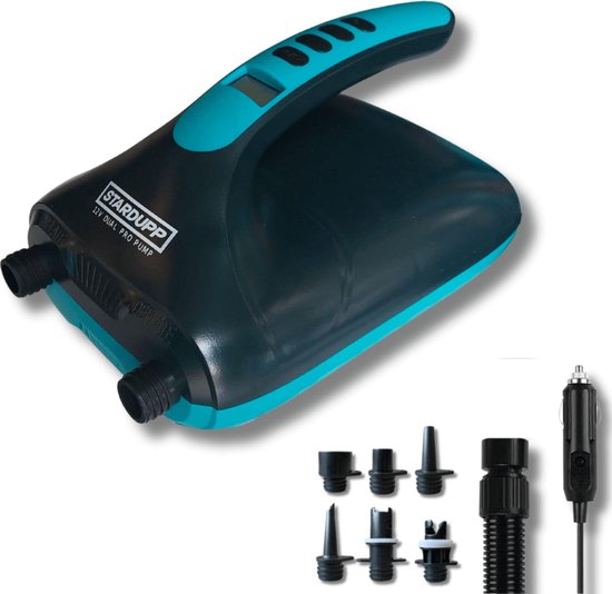 Stardupp Dual Pro SUP Pomp - Elektrische SUP Pomp - 12v - 20Psi Pomp | bol