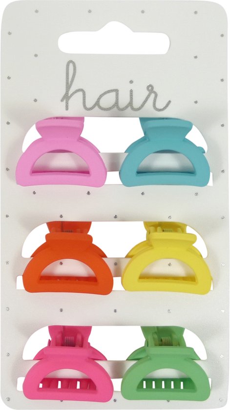 Haarklem - Kappersklem - Open Half Rond 2.5cm - Mat Finish - Bright ...