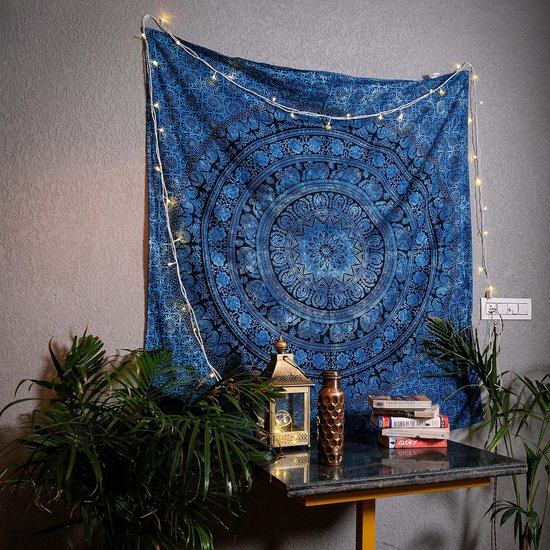Esthetische psychedelische muurhangende Indiase slaapkamer muur decor ...
