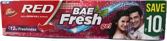 Dabur Red Bae Fresh Gel Toothpaste Vegan Fluoride Free | bol