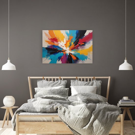 Abstract modern poster - Abstractie poster - Muurdecoratie woonkamer ...