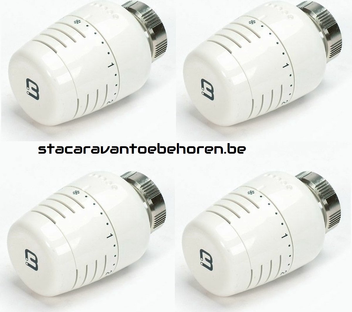 4x Begetube Ivar alpex radiator kraan- M30x1.5 - radiator knop thermostaat - type 5000 | bol