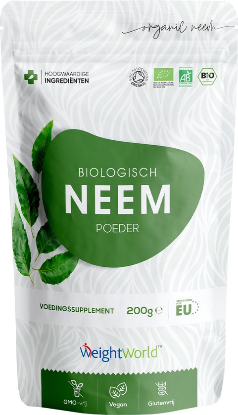 WeightWorld Biologisch Neem Poeder - Afkomstig van verse Ayurveda neem ...