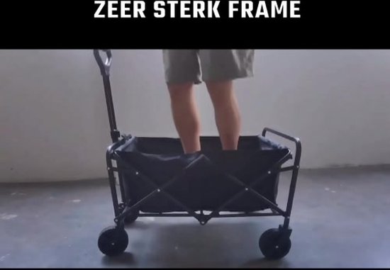 Tobey's Bolderkar - Opvouwbaar - Sterk Frame - 110 KG Draagkracht ...