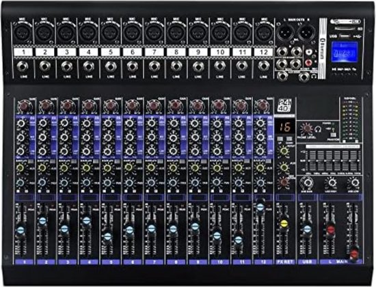 Mengpaneel dj - Mengpaneel mixer - Mengpaneel met versterker ...