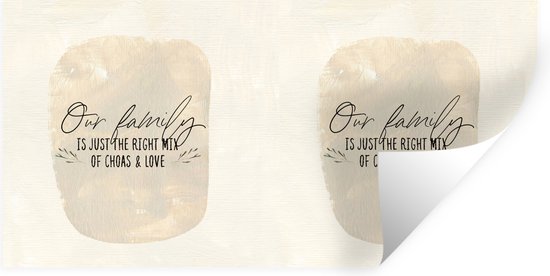 Muurstickers - Sticker Folie - Familie - Ouders - Quotes - 120x60 cm ...