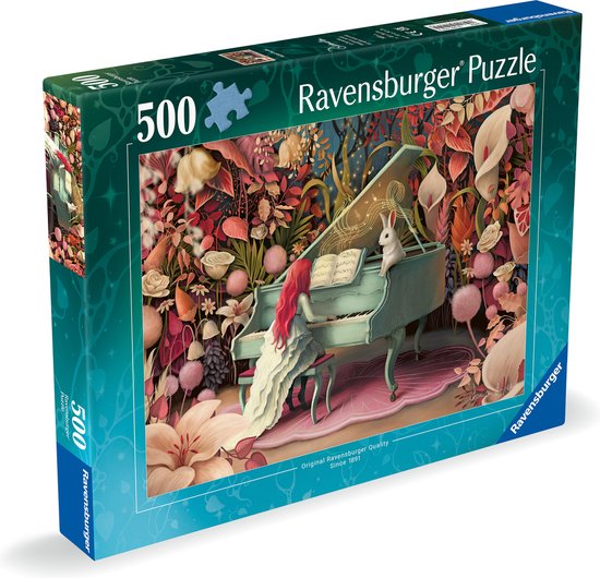 Ravensburger puzzel Rabbit Recital - Legpuzzel - 500 stukjes | bol