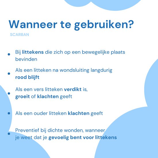 Scarban Light siliconenpleister - Vermindert littekens en klachten - UV ...