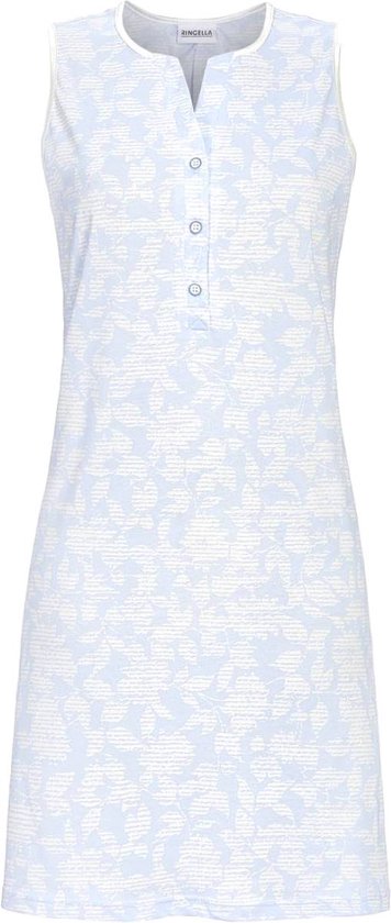 Ringella – Pastel Leaves – Nachtkleed – 4211034 - Blue - 50 | bol