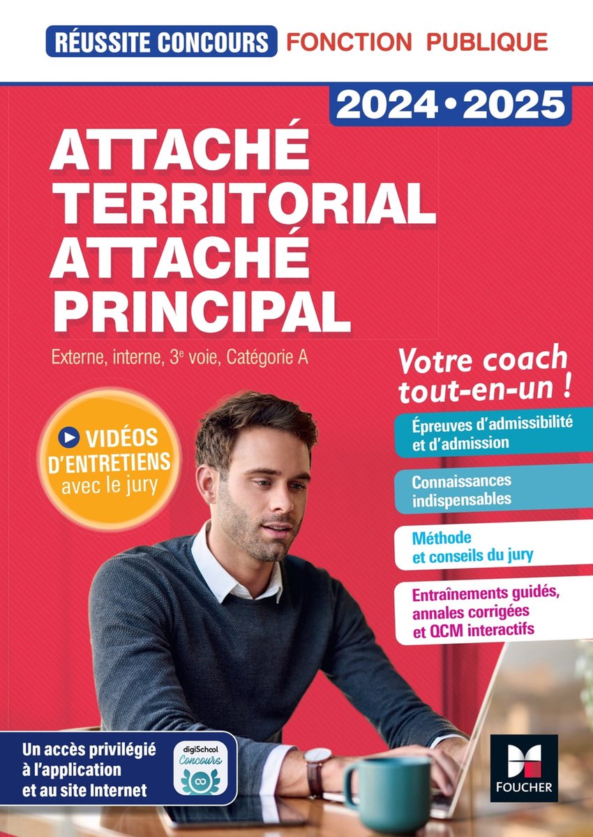 Réussite Concours - Attaché territorial, Attaché principal Cat. A - 2024-2025 -... | bol