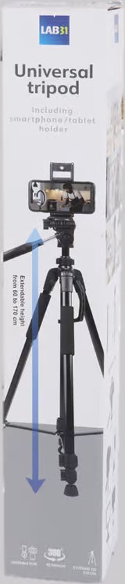 LAB31 60-170 cm telefoon statief tripod universeel- selfiestick- camera ...