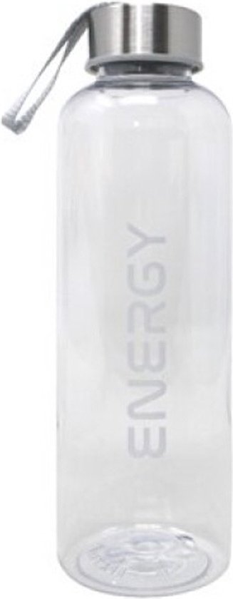 Concorde Drinkfles/waterfles/bidon - 570 ml - energy - wit - kunststof ...
