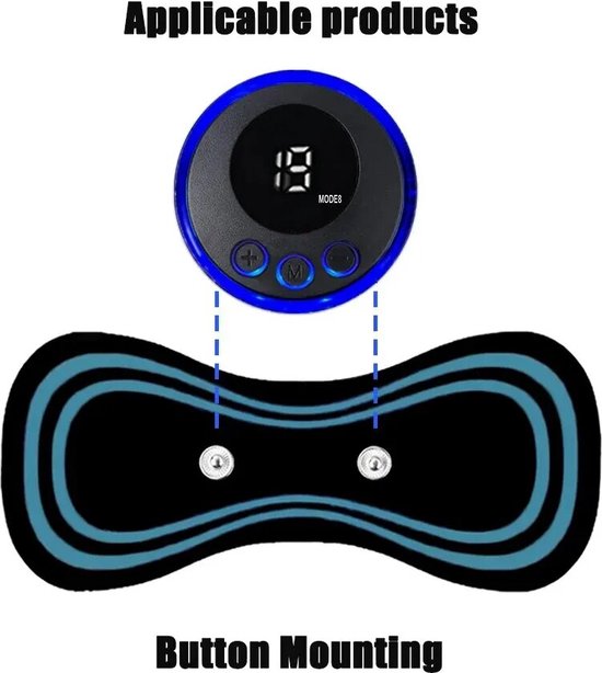 Massage Patch Vervanging EMS Pulse Fysiotherapie Verlichting Spierpijn ...