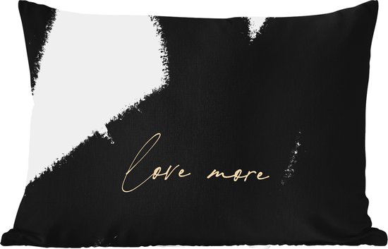 Buitenkussens - Tekst - Abstract - Love more - Quotes - 60x40 cm ...