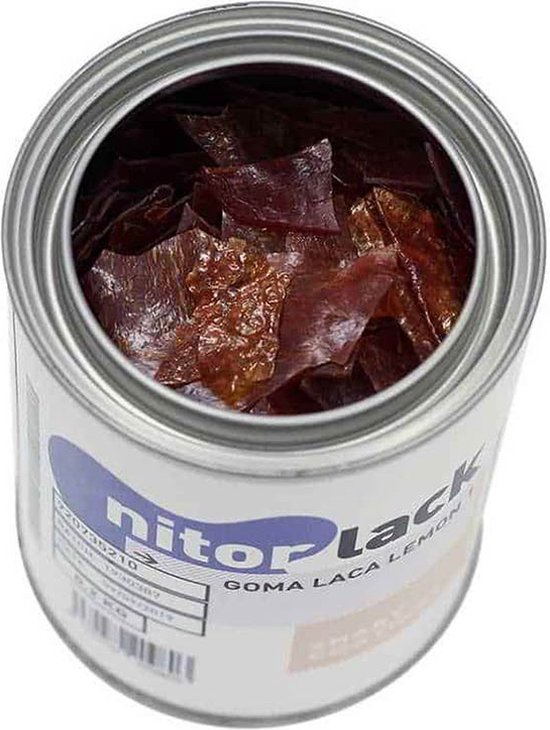 NitorLACK N920735210 Dewax Shellac 1st Lemon - 200g Can | bol