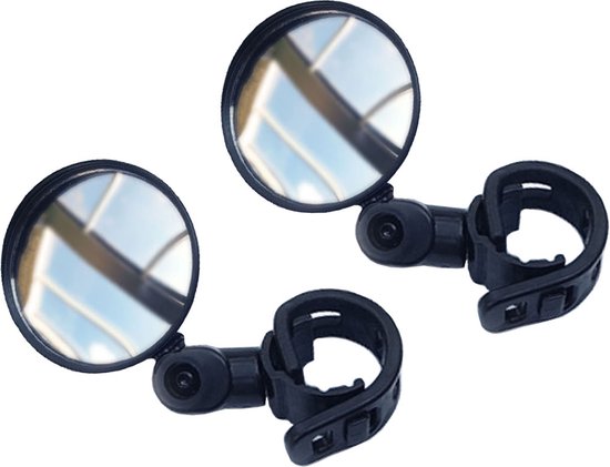 2x Brommer spiegel Wide View Rond – Spy Mirror (5cm diameter) (Bar-end ...