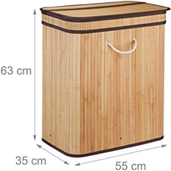 Wasmand Riet - Wasmand Riet Met Deksel - Wasmand Bamboe | bol