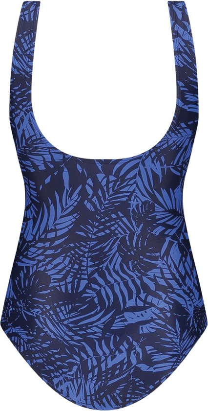 Ten Cate - Badpak Shape Rainforest Navy - maat 38 - Blauw/Zwart | bol