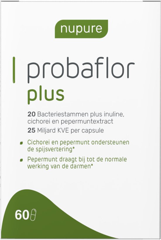 Nupure probaflor plus - hoog gedoseerde probioticamix met 20 ...