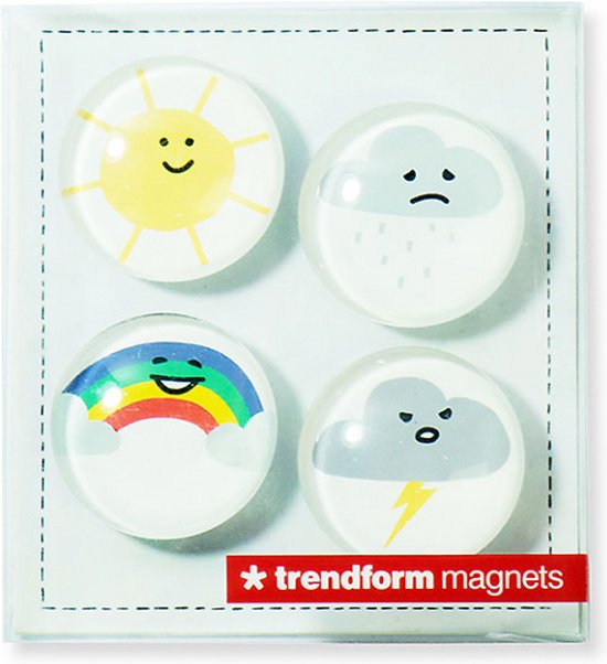 Trendform Magnet Eye - Mood - set van 4 verschillende | bol