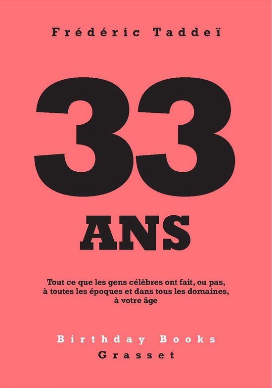 33 ans (ebook), Frédéric Taddéi | 9782246836957 | Boeken | bol