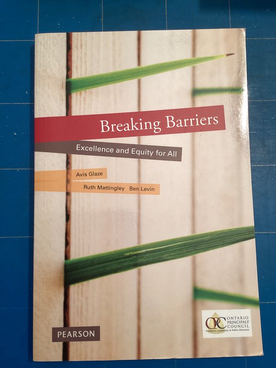 Breaking Barriers Excellence and Equity for All | 9780132749114 ...