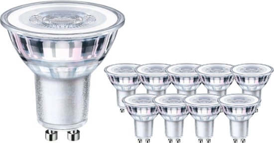 LCB - Voordeelpak 10 stuks - GU10 LED spot - 1W vervangt 10W - 2700K warm wit licht -... | bol