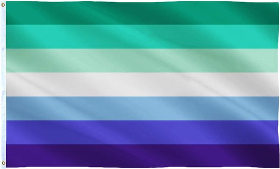 MLM Pride Vlag - 90x150 cm - Gay Flag - Met 2 Ophangringen | bol