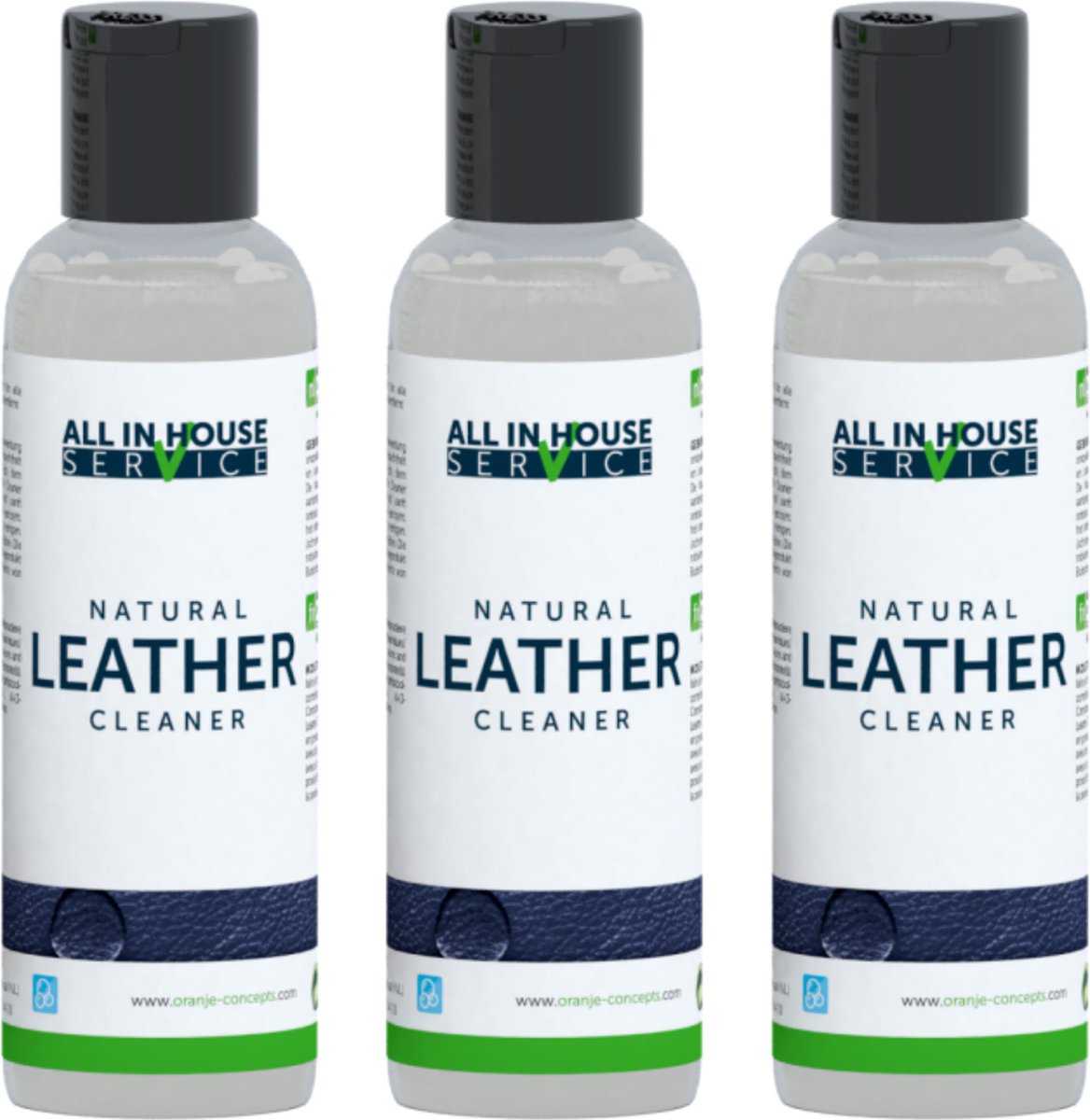 All-In House Natural Leather Cleaner - 3 x 250ml | bol