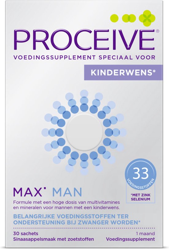 Proceive Kinderwens Max Man 30 Sachets | bol