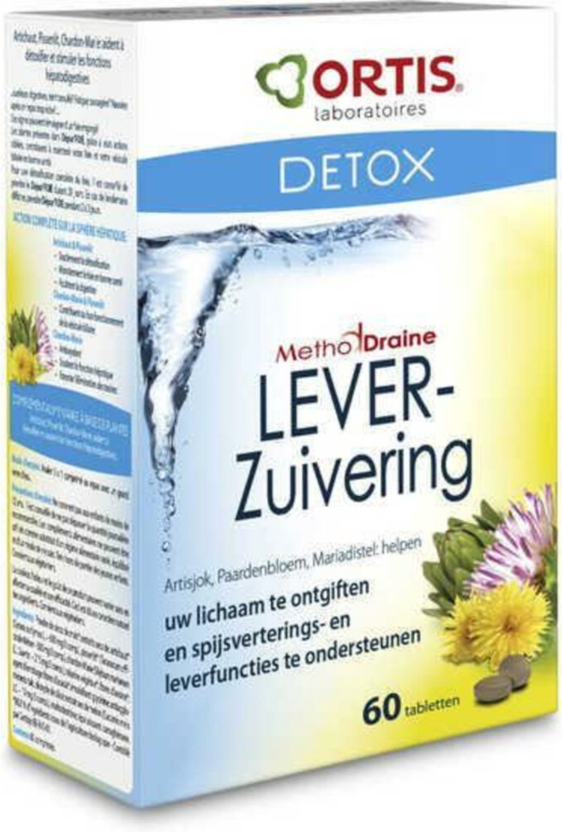 Ortis Lever-Zuivering Tabletten 60TB | bol