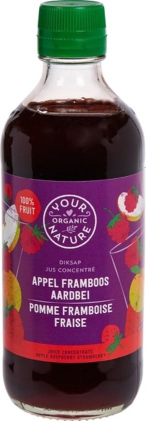 Votre Nature Biologique Pomme Framboise Fraise Diksap Bio 400 ml | bol