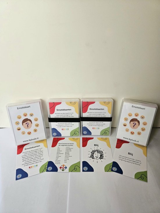 Emotiekaarten - Voor kinderen en volwassenen - 56 kaarten - Educatief ...