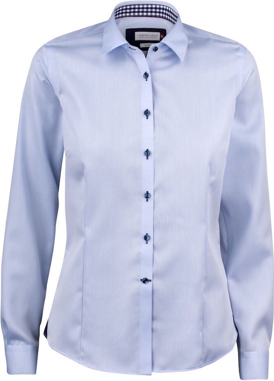 J.Harvest & Frost HEMD RED BOW 20 WOMAN 2902003 - sky blue/navy - S | bol