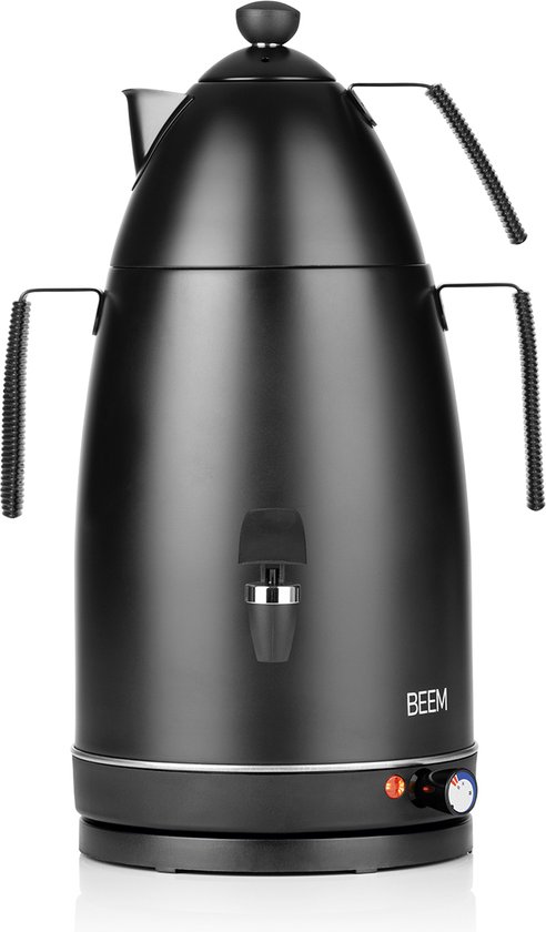 BEEM Samovar MR. TEA - 4 L - Elektrische theemaker mat zwart - traploos ...