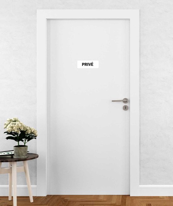 Privé deur stickers set 2 stuks | bol