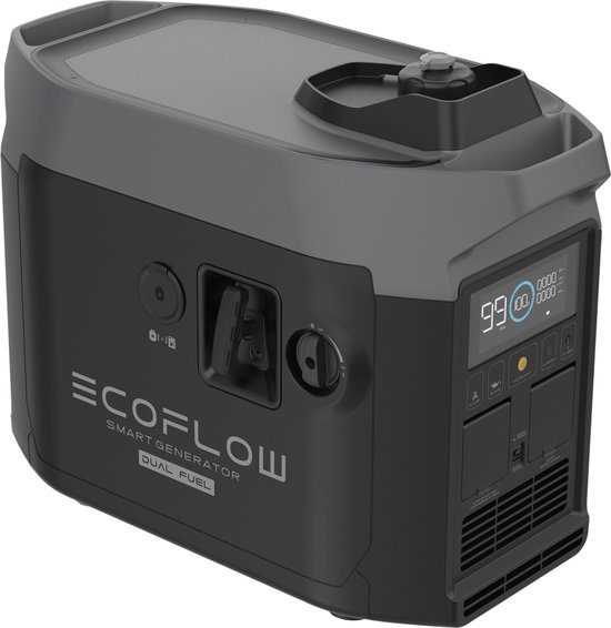 Ecoflow Smart Generator - Aggregaat op benzine, LPG of propaan - Dual ...