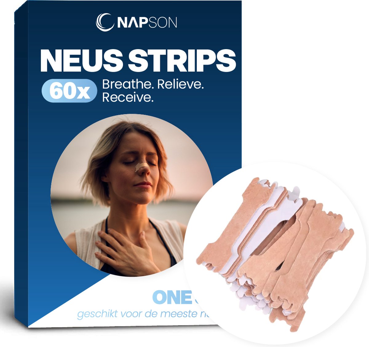 Napson Neusstrips - Diepe Slaap en Verhoogde Energie - Stop Neus ...