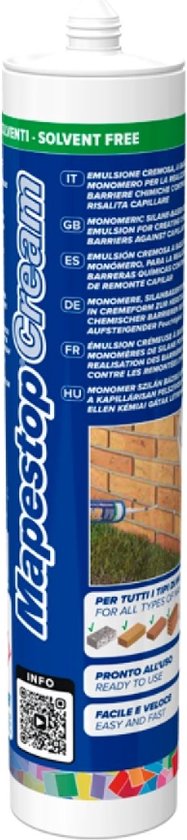 Mapestop Cream koker 280ml voor de kitspuit | bol