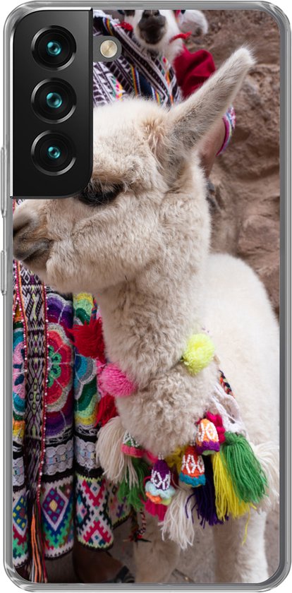 Telefoonhoesje Geschikt voor Samsung Galaxy S22 hoesje - Alpaca ...