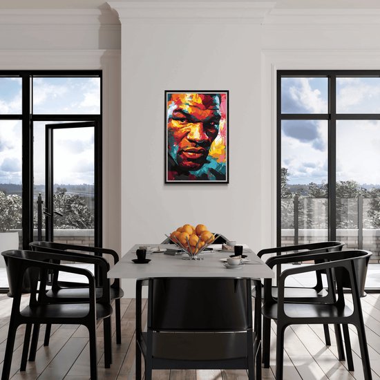 Mike Tyson Poster - Mike Tyson Aquarel - Iron Mike - posters - formaat ...