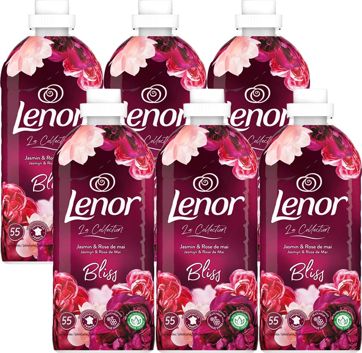Lenor Wasverzachter “Jasmijn & Rose de Mai” - 6 x 1,155L ...