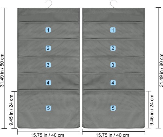 Klein 40 x 75 cm (B x H); Geschikt voor bh met cupmaat AA, A, B; | bol