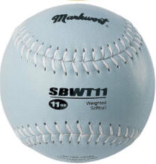 Markwort Weighted Leather Softball (SBWT) Weight 11 oz | bol